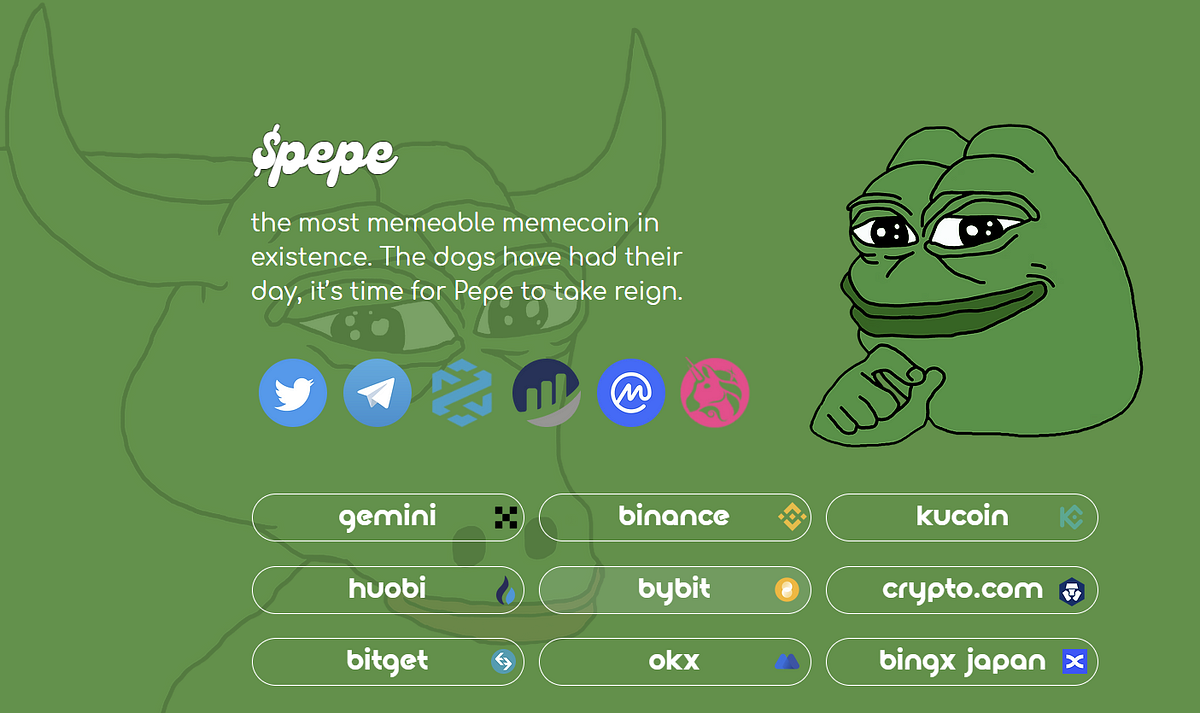 Pepe the Frog is Back: PepeCoin Airdrop Coming Soon | by Glen Jacques ...