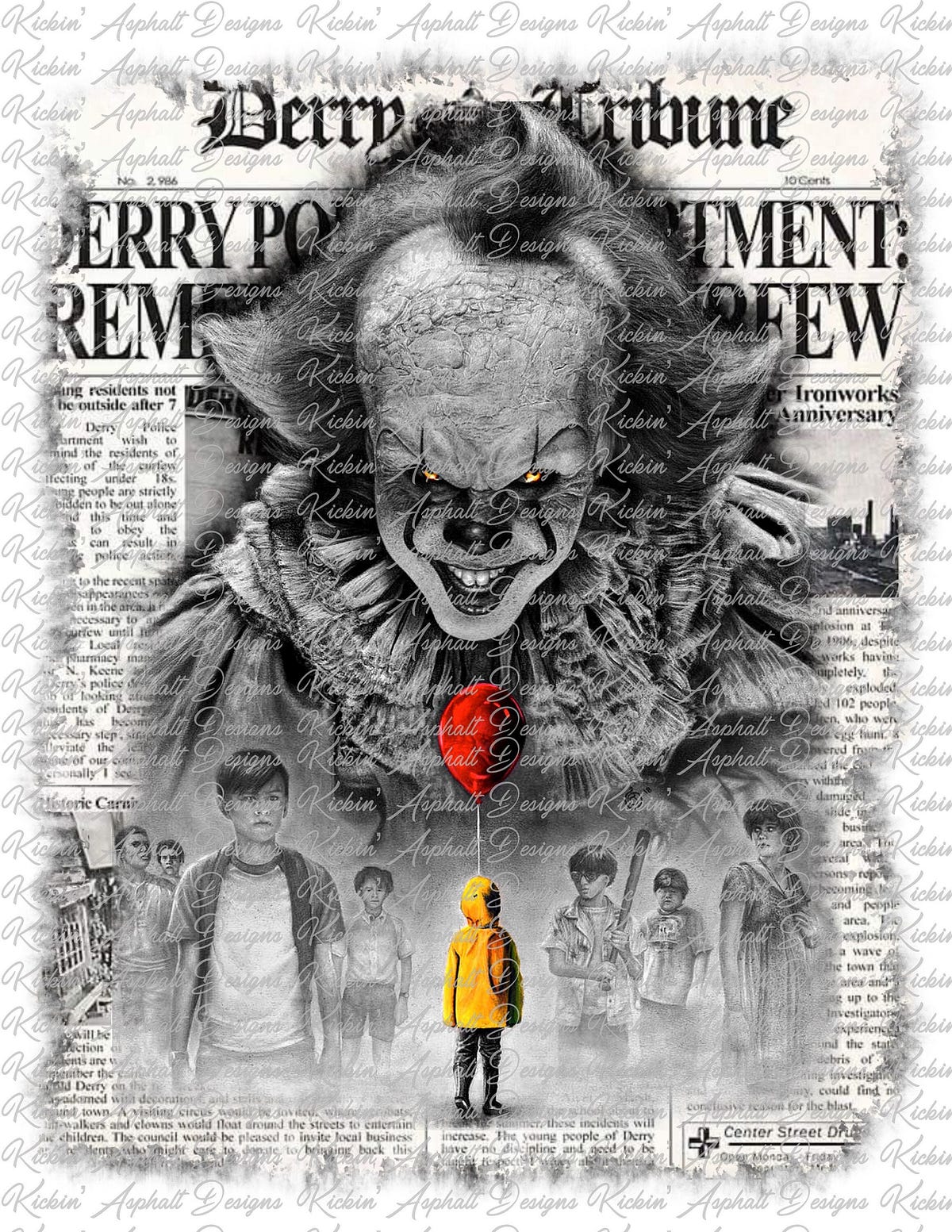 Pennywise IT Gang PNG Digital File Only | by James Williams | Jun, 2024 ...