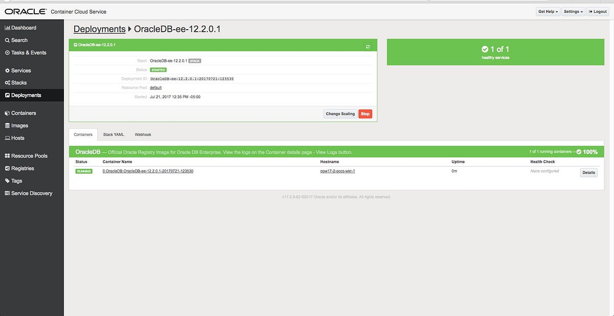 Making Oracle Database persistent with Docker | by Mike Raab | Oracle Developers | Medium
