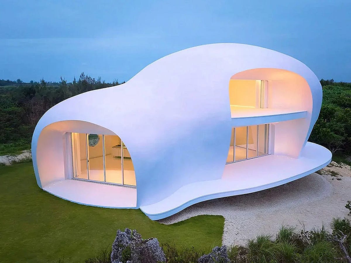 CORAL-SHAPED HOME ON A JAPANESE ISLAND - Xaya Design - Medium