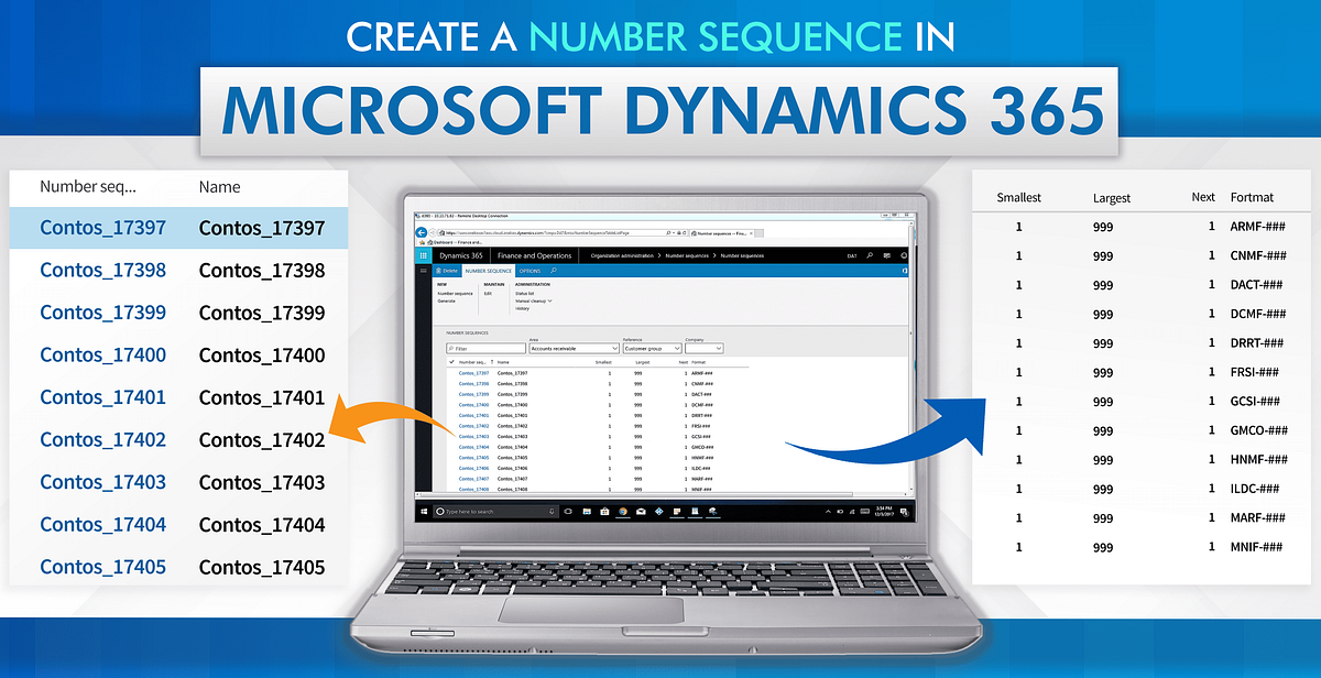 How to generate Number Sequence in dynamics 365 finance and operation using X++ | by Muhammad ...