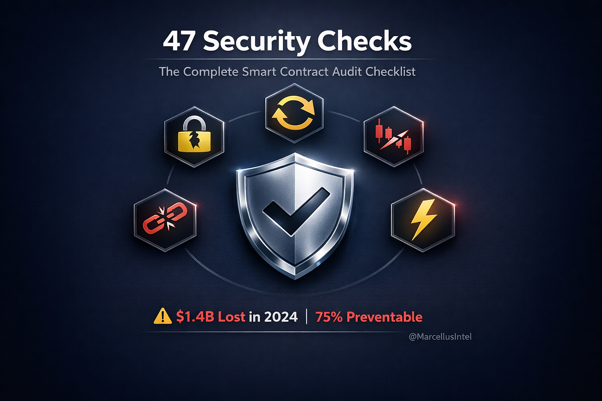 The Complete Smart Contract Security Audit Checklist: 47 ...