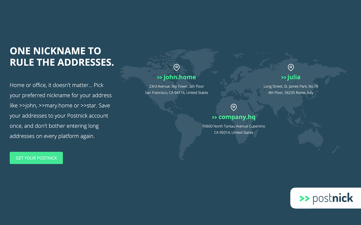 Building global address standard with custom nicknames. | by Bugra ...