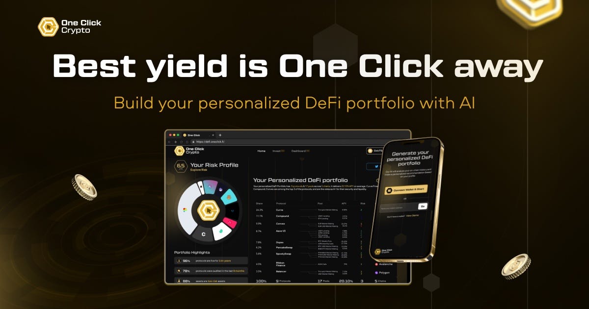 Diversified Yield Farming with One Click Crypto: Simplifying DeFi Portfolio Management | by Love ...
