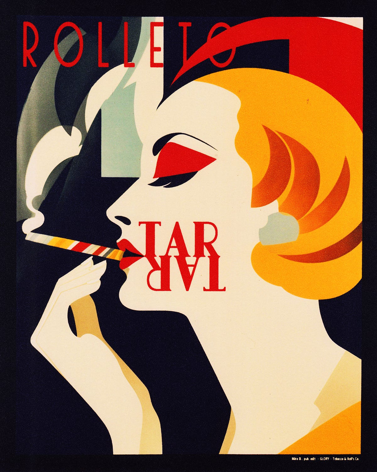 1 — ROLLETO by TAR ; Tobacco & Roll’s Co. | [ARTIFACT: Advertisement ...