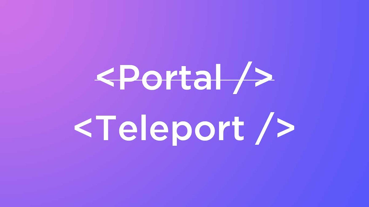 Vue 3’s new feature. In today’s article, I want to talk a… | by Vivek Patel | Medium