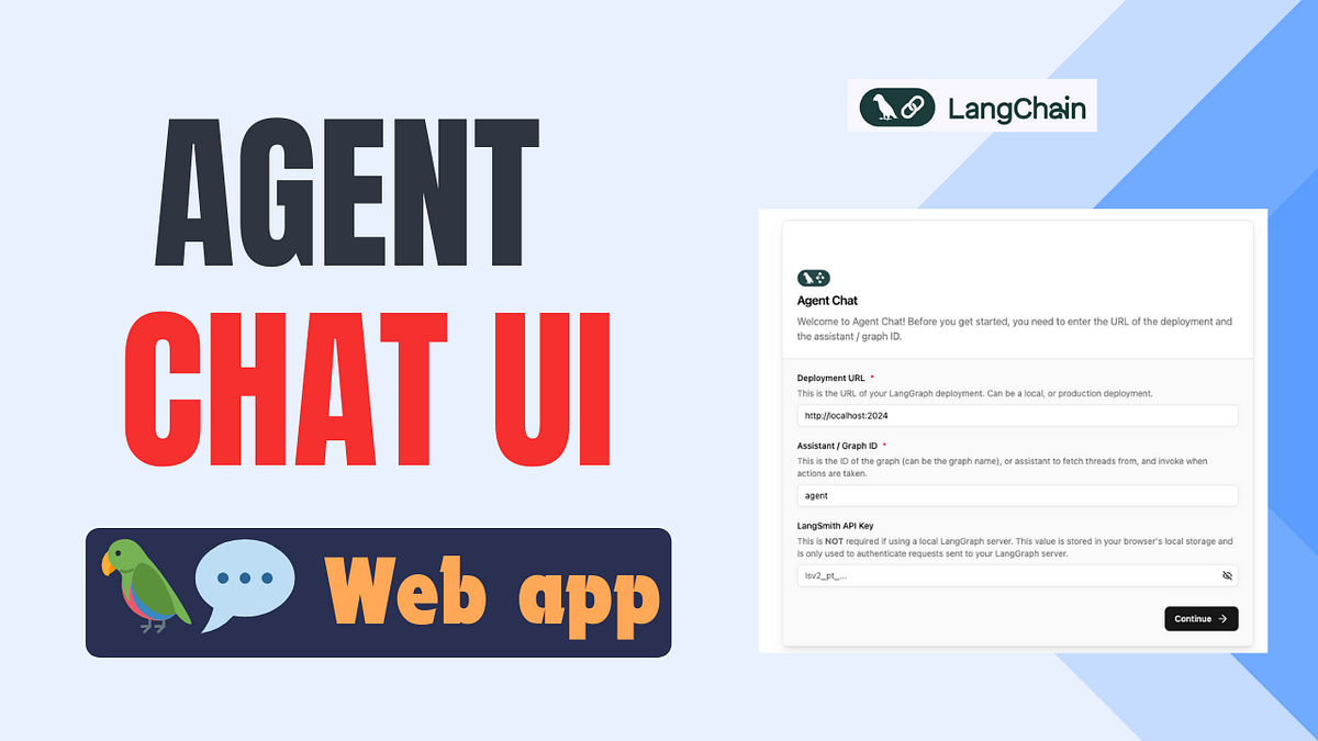 Agent Chat UI. Simple Chat UI for LangGraph Agents | by Sudarshan Koirala | Medium