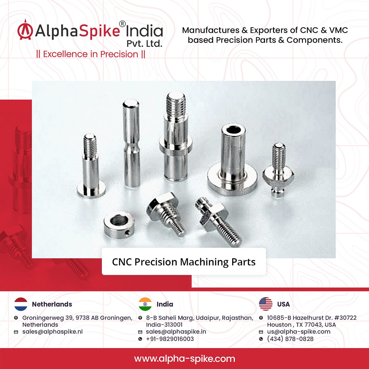Precision CNC Parts Supplier | Alpha Spike - Alpha Spike USA - Medium