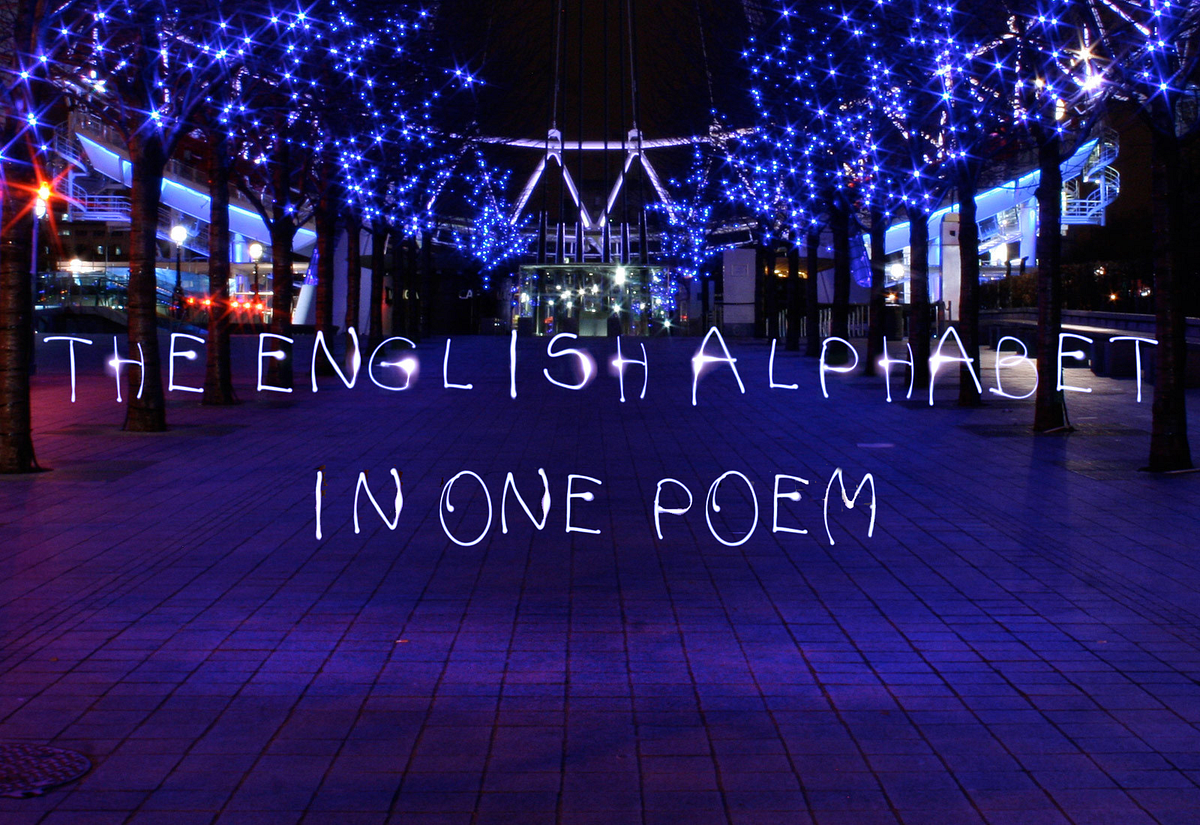 The 26 Letters of the English Alphabet in a Short Poem - Massùod Hemmat ...