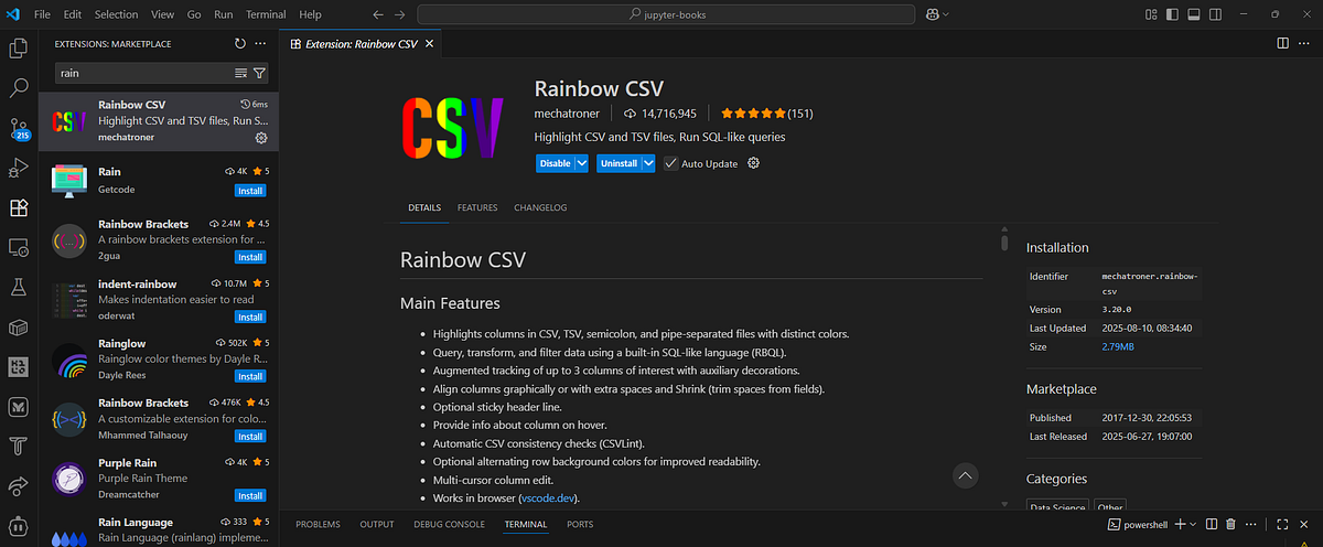 Rainbow CSV Tutorial: A Complete Guide | by Dr. Shouke Wei | Medium