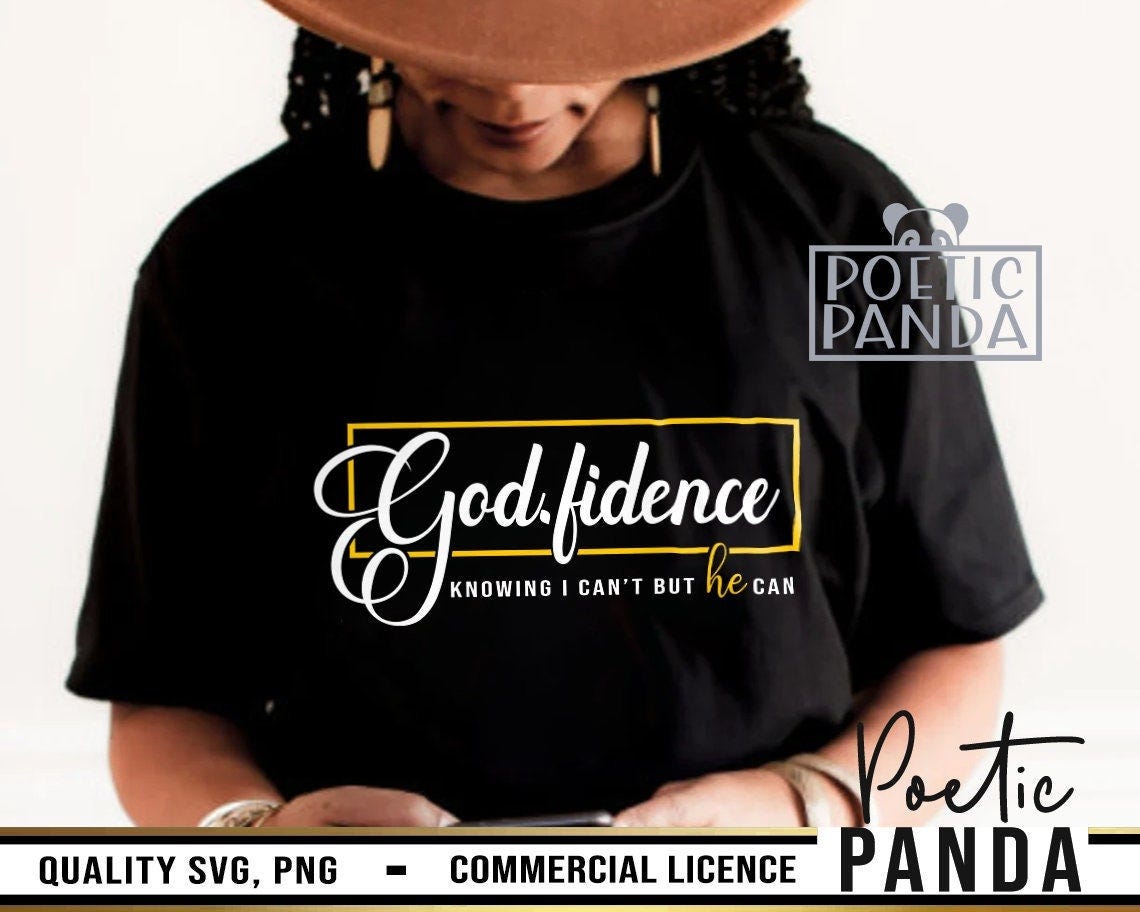 Godfidence SVG PNG, Jesus Svg, Rooted Svg, Religious Svg, Bible Verse ...