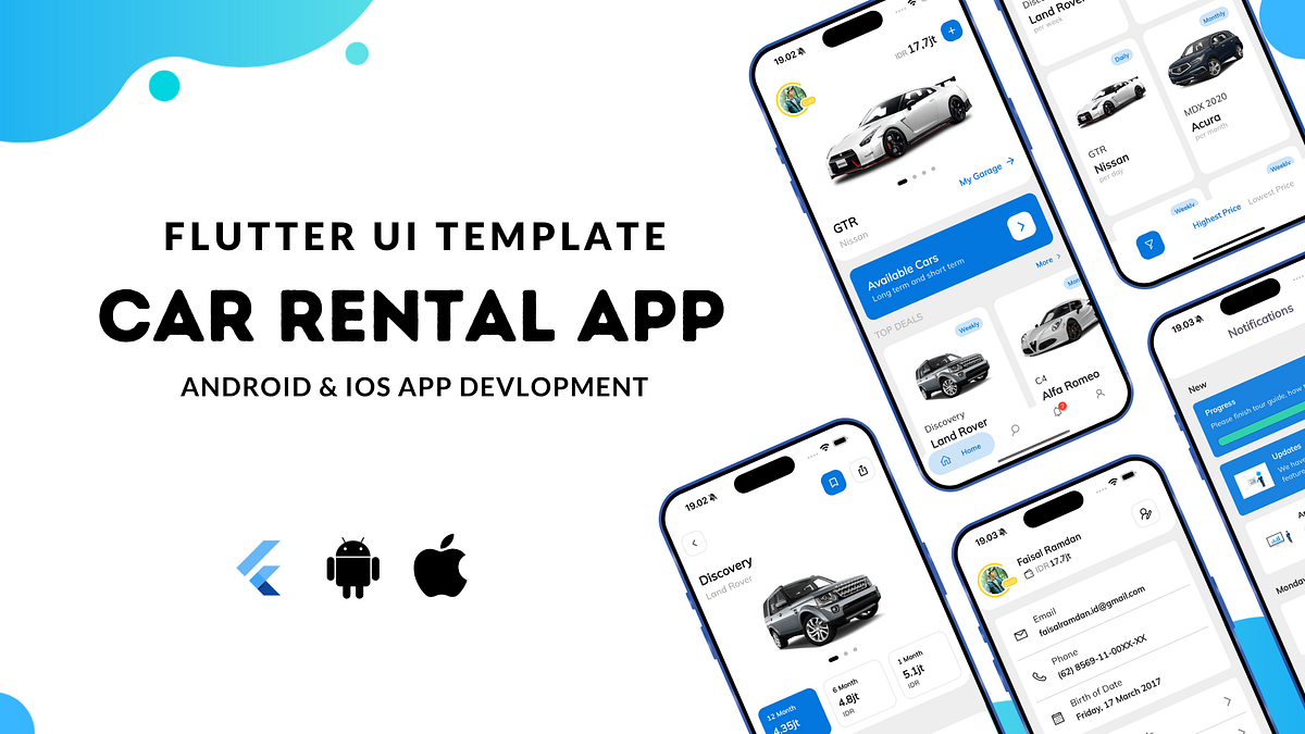 Want a Stunning Car Rental App? Watch This Flutter UI Template Now | by ...