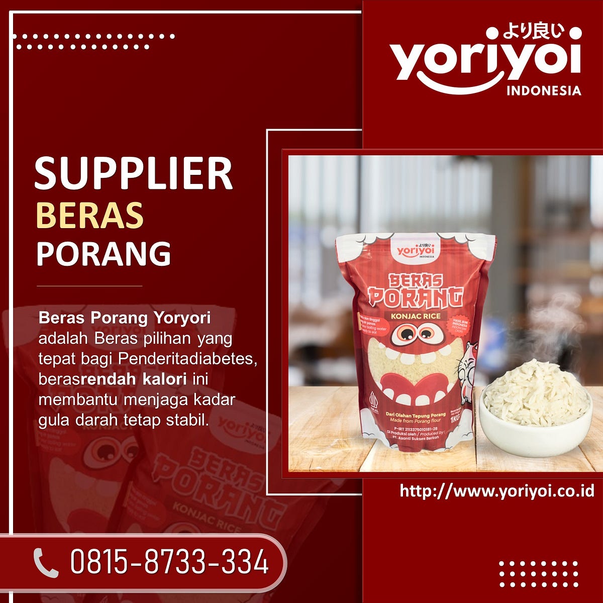 Supplier Beras Shirataki Yoriyoi Surabaya, (Hub 0815–8733–334) | by clalista | Jul, 2024 | Medium
