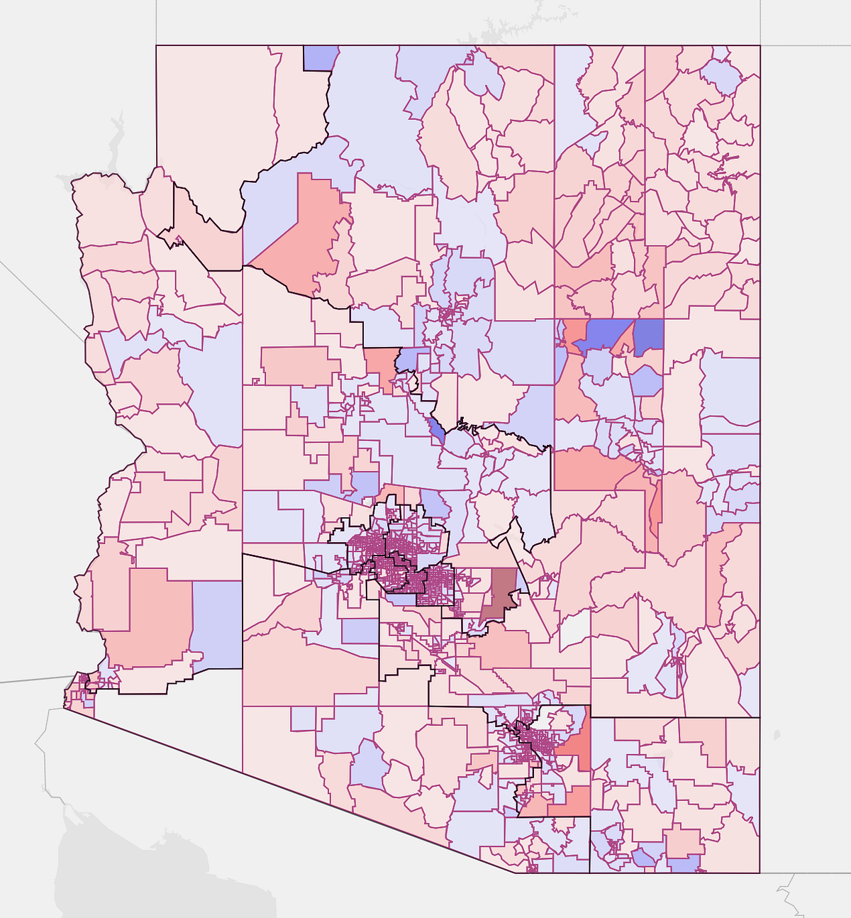 Coloring Precincts By Partisan Swing | by Alec Ramsay | Dave’s ...