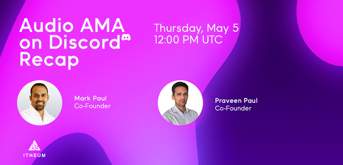 Itheum Discord Audio AMA #2 — Recap | by Itheum | Medium