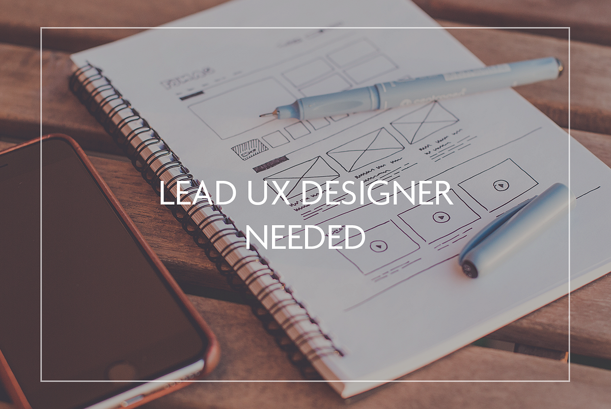 Join the team — Lead UX Designer needed | by Pomegranate Media | Medium