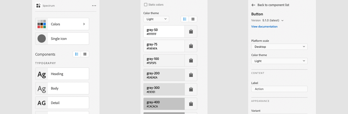 Spectrum for Adobe XD: Adobe’s design language in its experience design ...