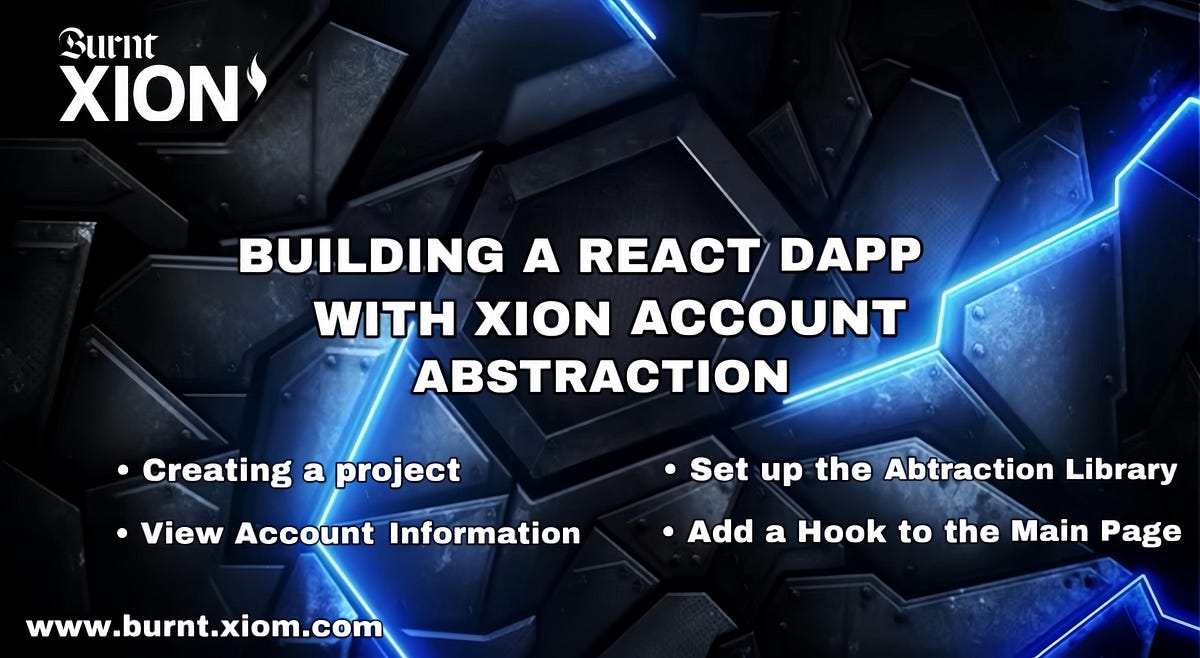 In this article, I’ll show you how to create a simple dapp using React and Xion’s Abstraxion ...