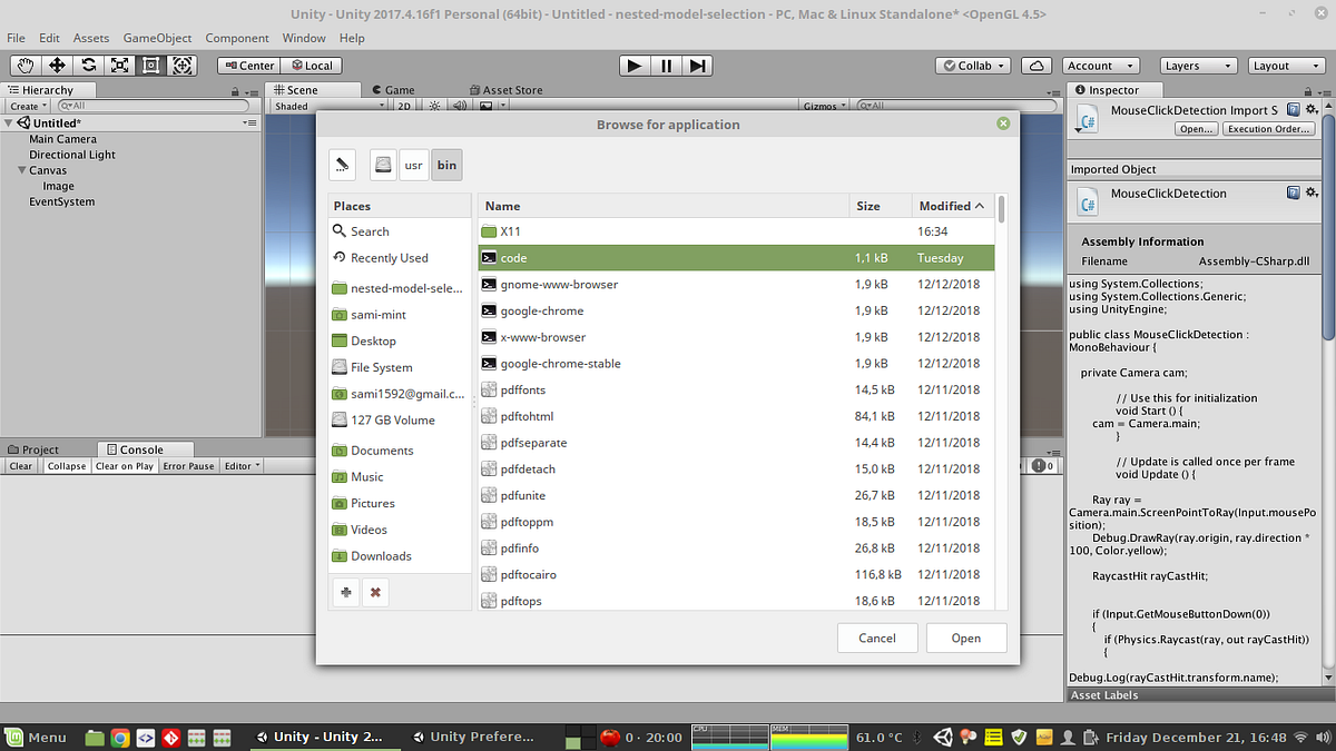 Set up Visual Studio Code for Unity in Linux | by Yousuf Azad Sami | Medium