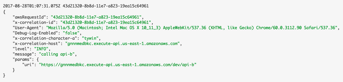 You need to use structured logging with AWS Lambda | by Yan Cui | HackerNoon.com | Medium