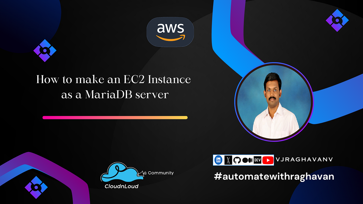 #Week5AWSWorkshopsChallenge- 🦦How to make an EC2 Instance as a MariaDB server | by ...