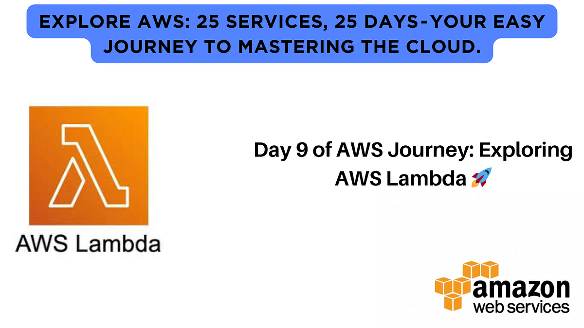 Day 9 of AWS Journey: Exploring AWS Lambda 🚀 | by Sudharshan Mutalik | Medium