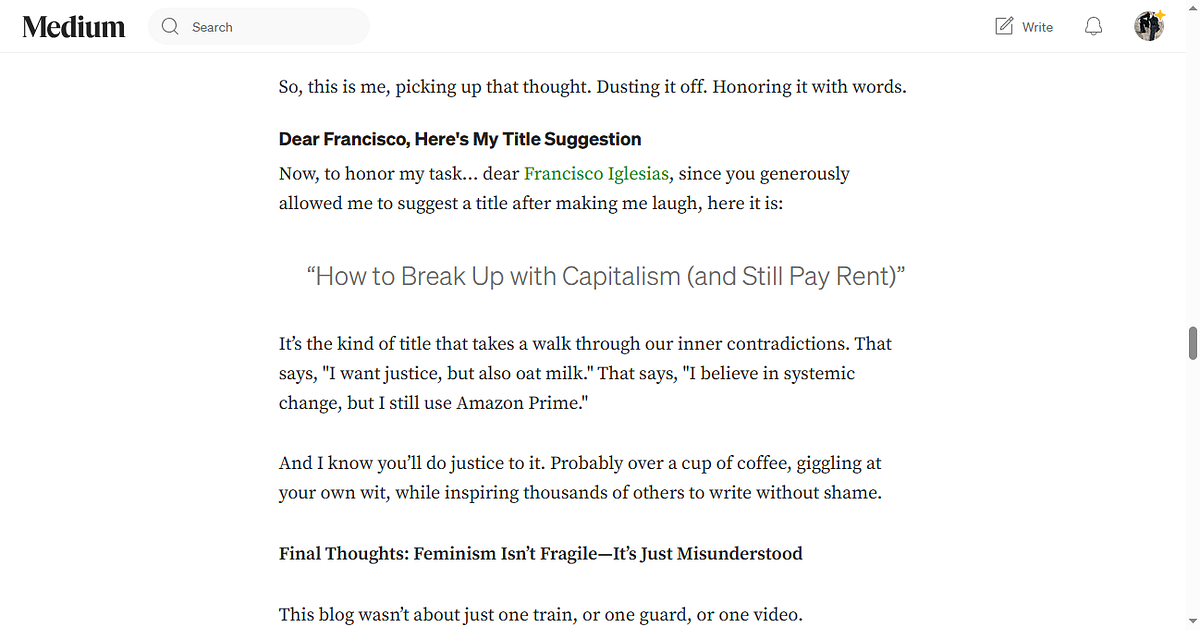How to Break Up with Capitalism. (and Still Pay Rent) | by Francisco ...