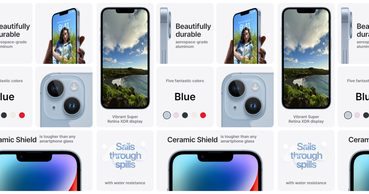 Code the iPhone 14 Landing Page, Gallery Grid | by Jon Lehman | Medium