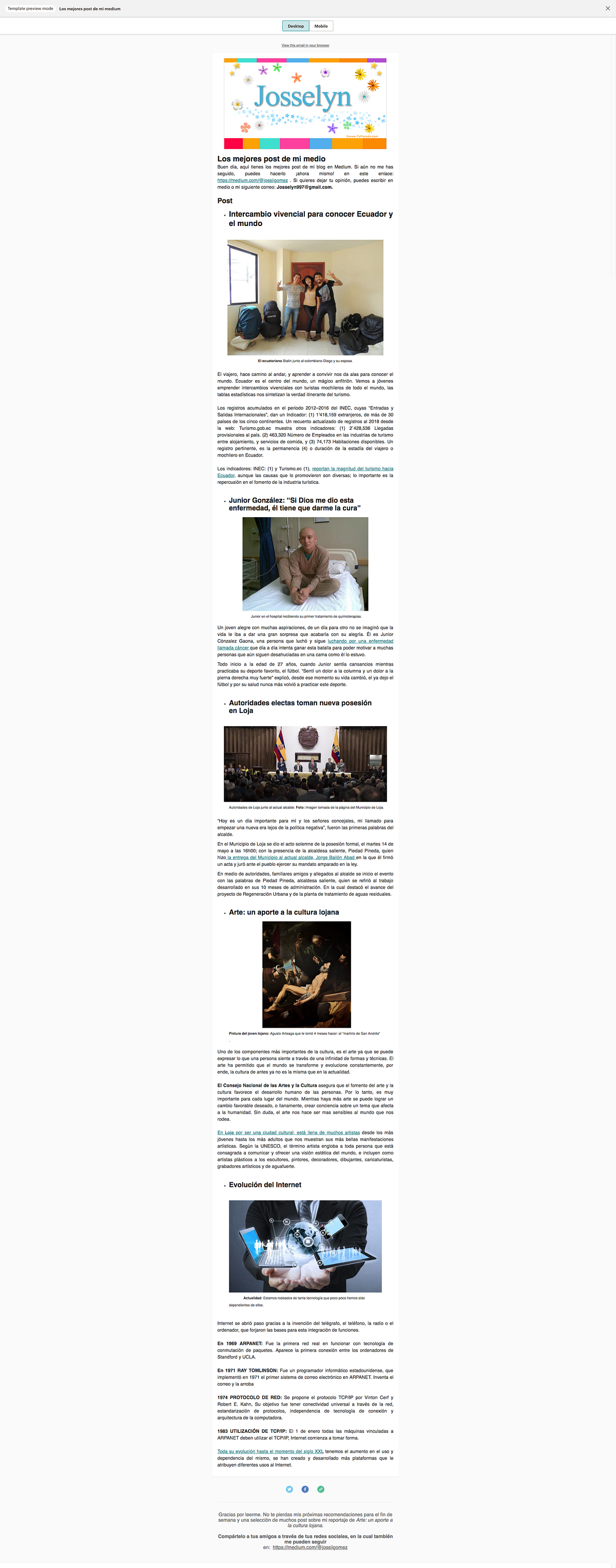 Newsletter | by Jossii Gomez | Medium