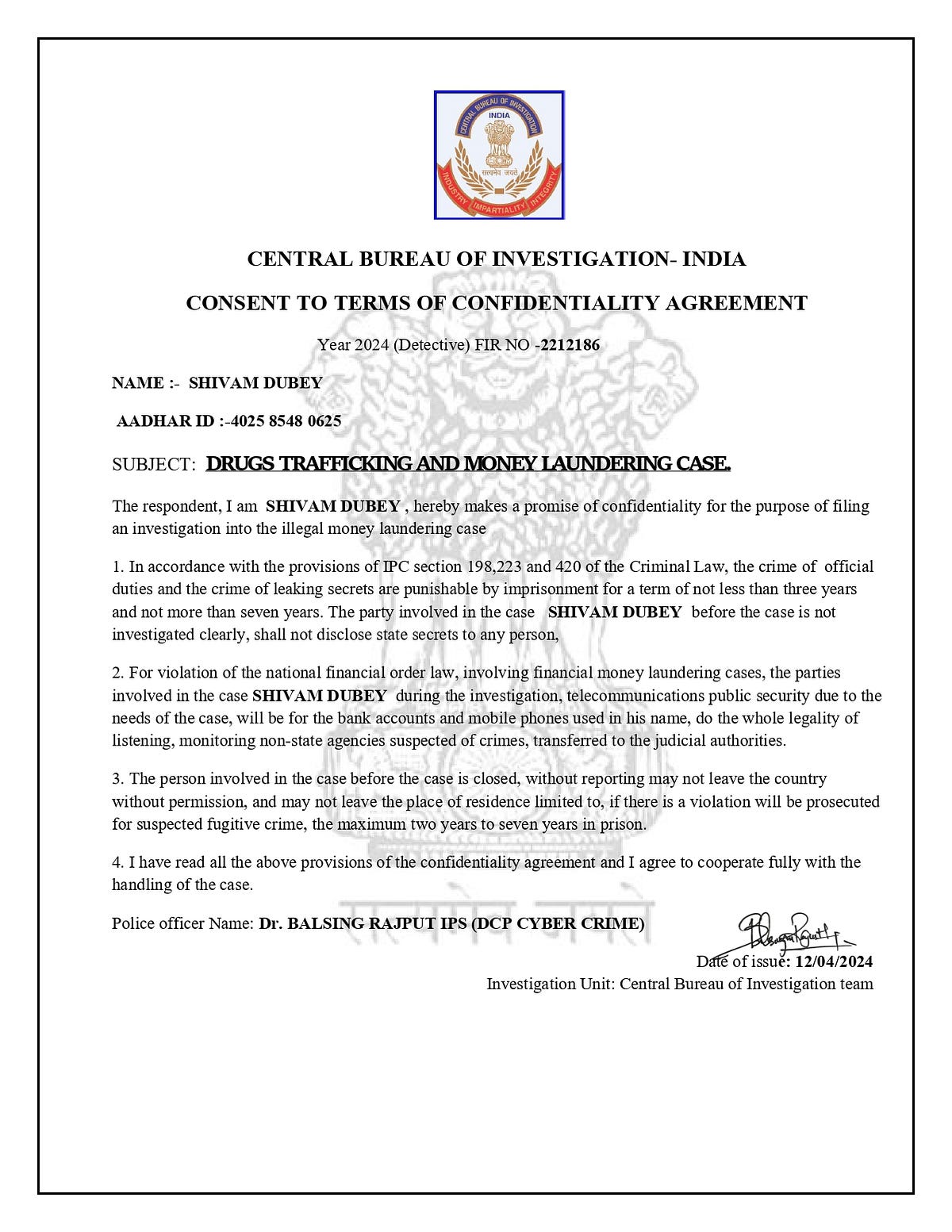 Fraud alert: fake money-laundering and drugs trafficking case | by ...