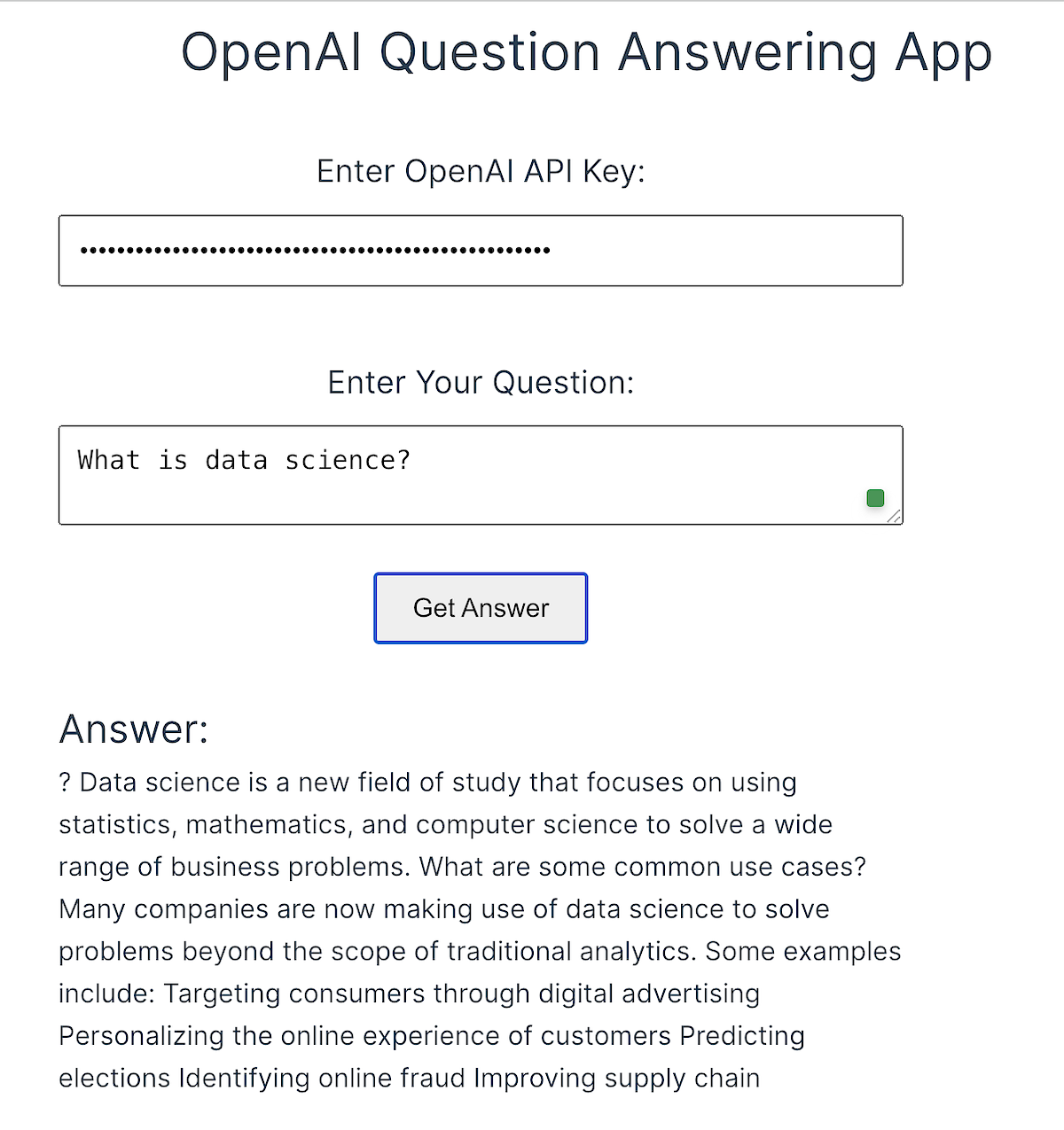 End2End Generative AI-based App using Vercel | by Sravani Thota | Medium
