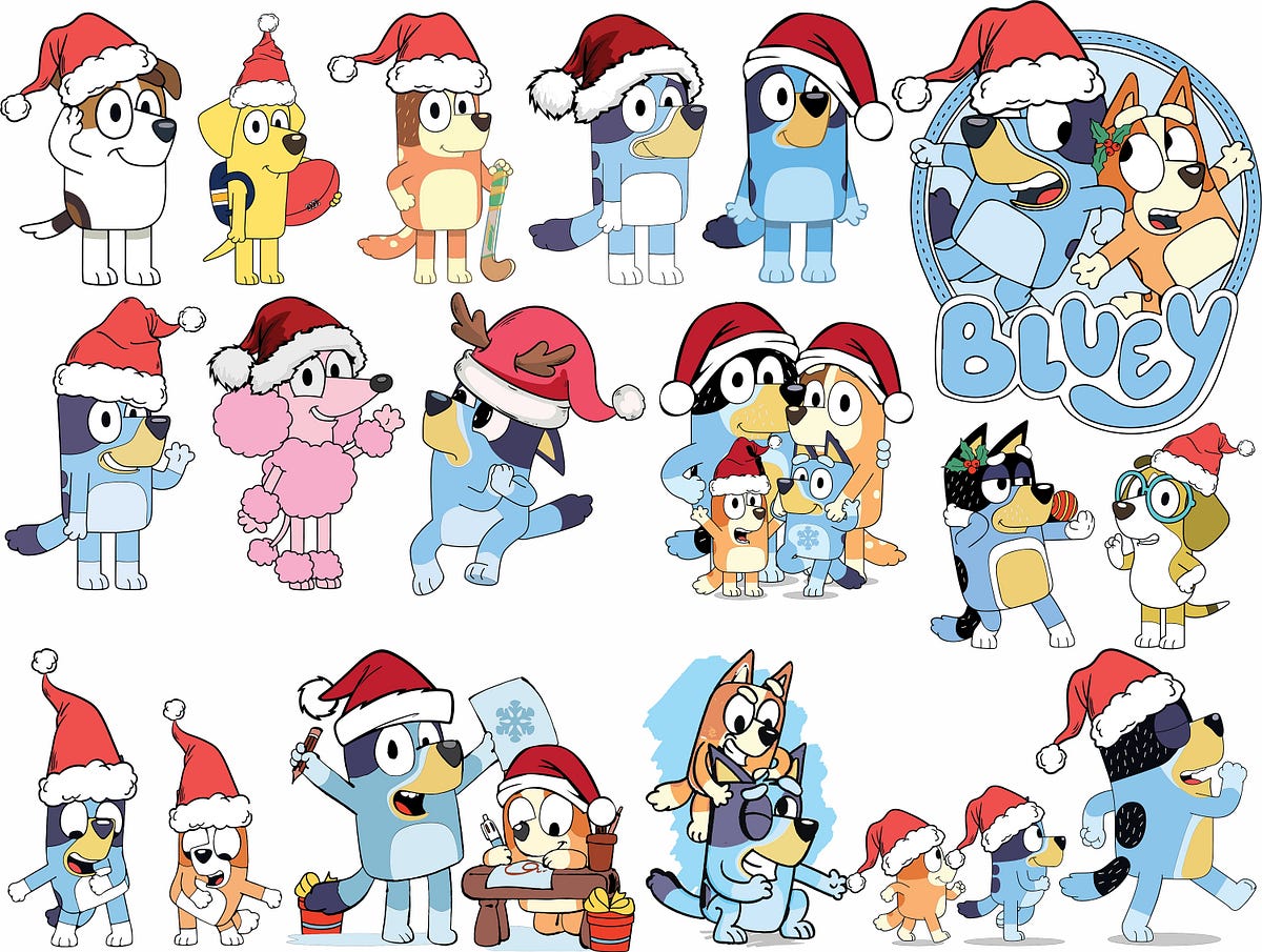 Blue Dog Moive Mega Png bundle, Png Files, Png For Shirts, Birthday Png ...