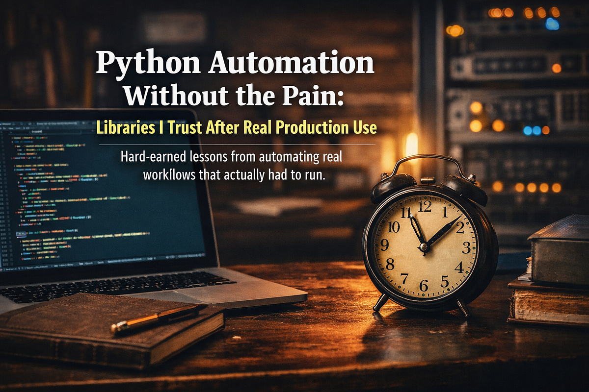 Python Automation Without the Pain: Libraries I Trust After Real ...