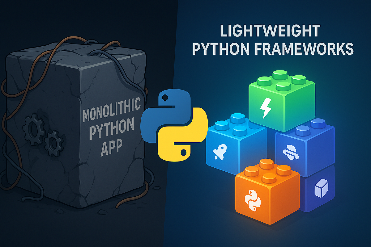 The Future of Python Apps Isn’t Monolithic, It’s Framework-Lite | by Nikulsinh Rajput | Aug ...