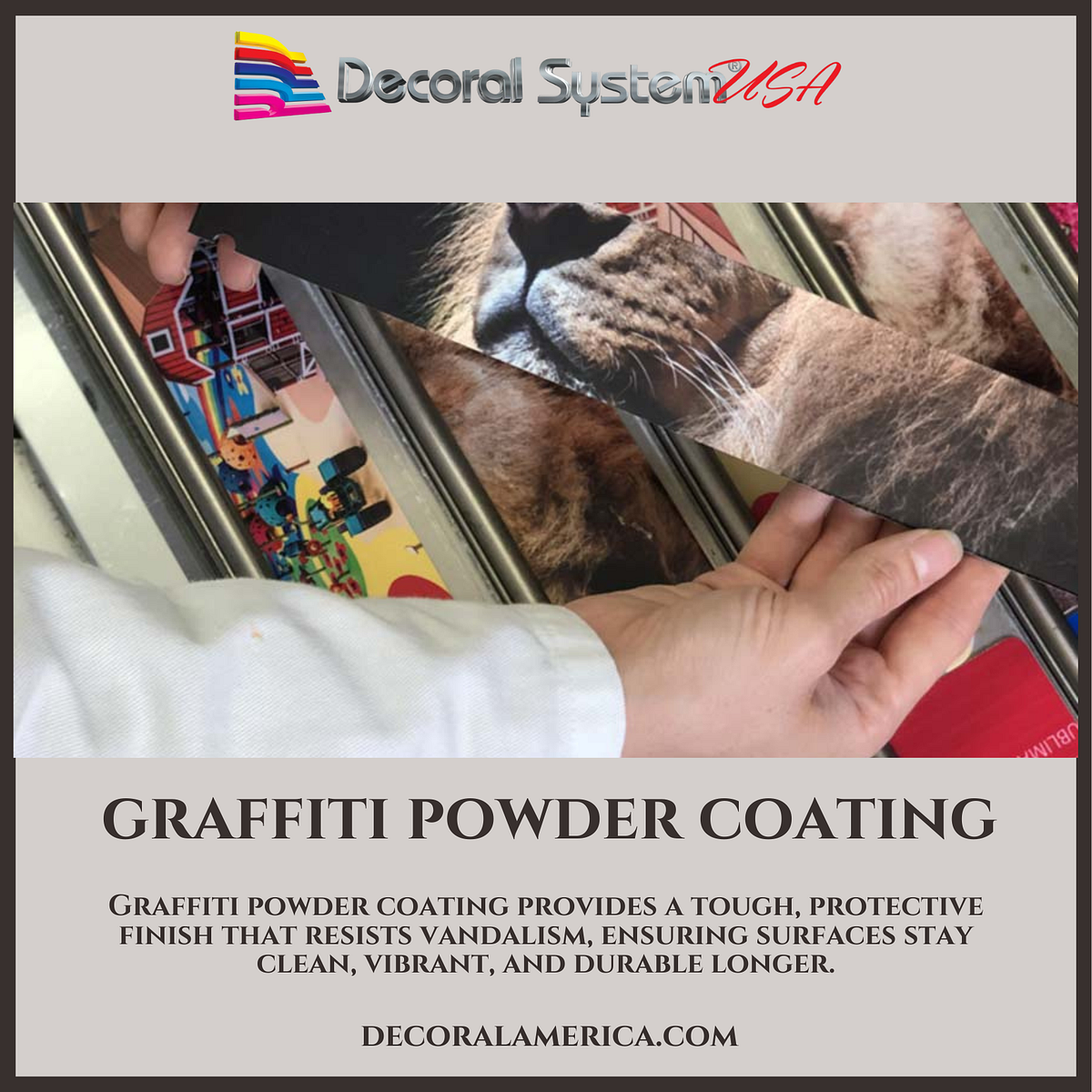 Decoral America Graffiti Powder Coating - Public - Medium