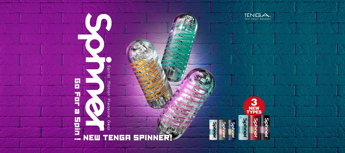 Go for a spin with three more New TENGA SPINNERs being added to the mix ...