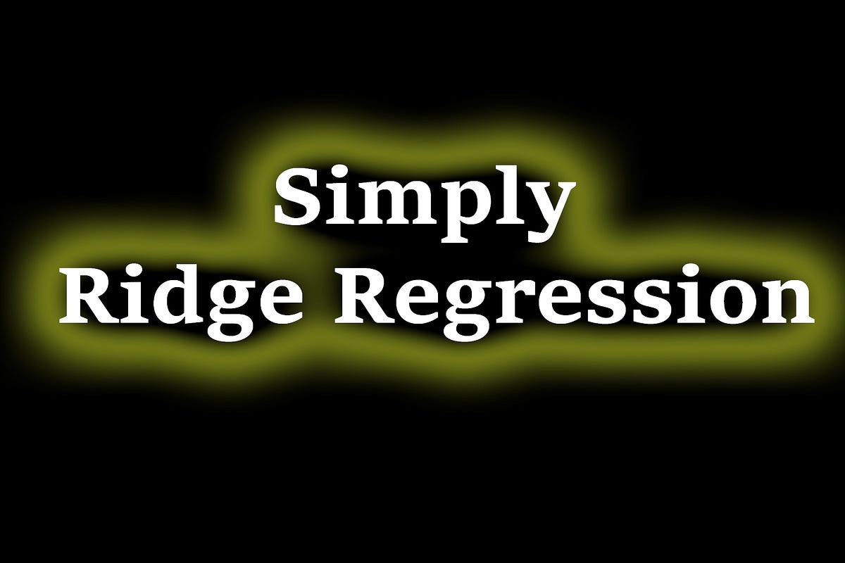 Simple Regularized Linear And Polynomial Regression By Md Sohel Mahmood Towards Data Science