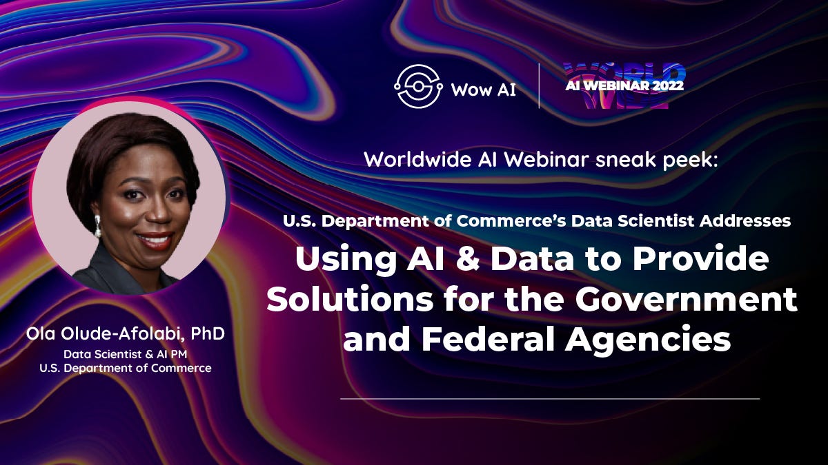U.S. Department of Commerce’s Data Scientist Addresses Using AI and ...