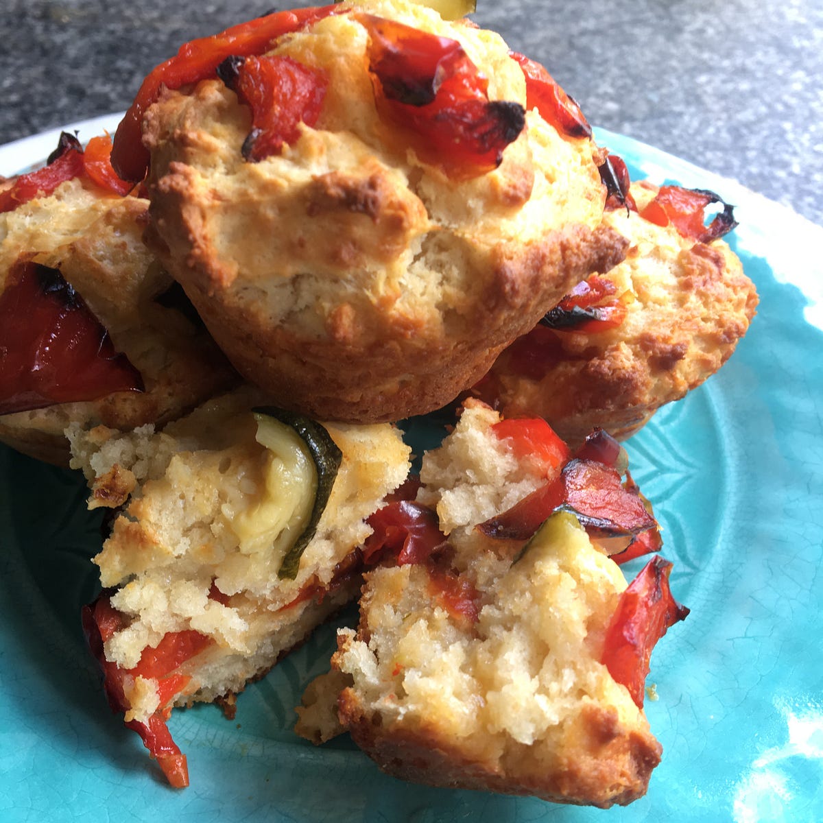 Roasted Vegetable Summer Holiday Lunch Muffins | by The Local Dish ...