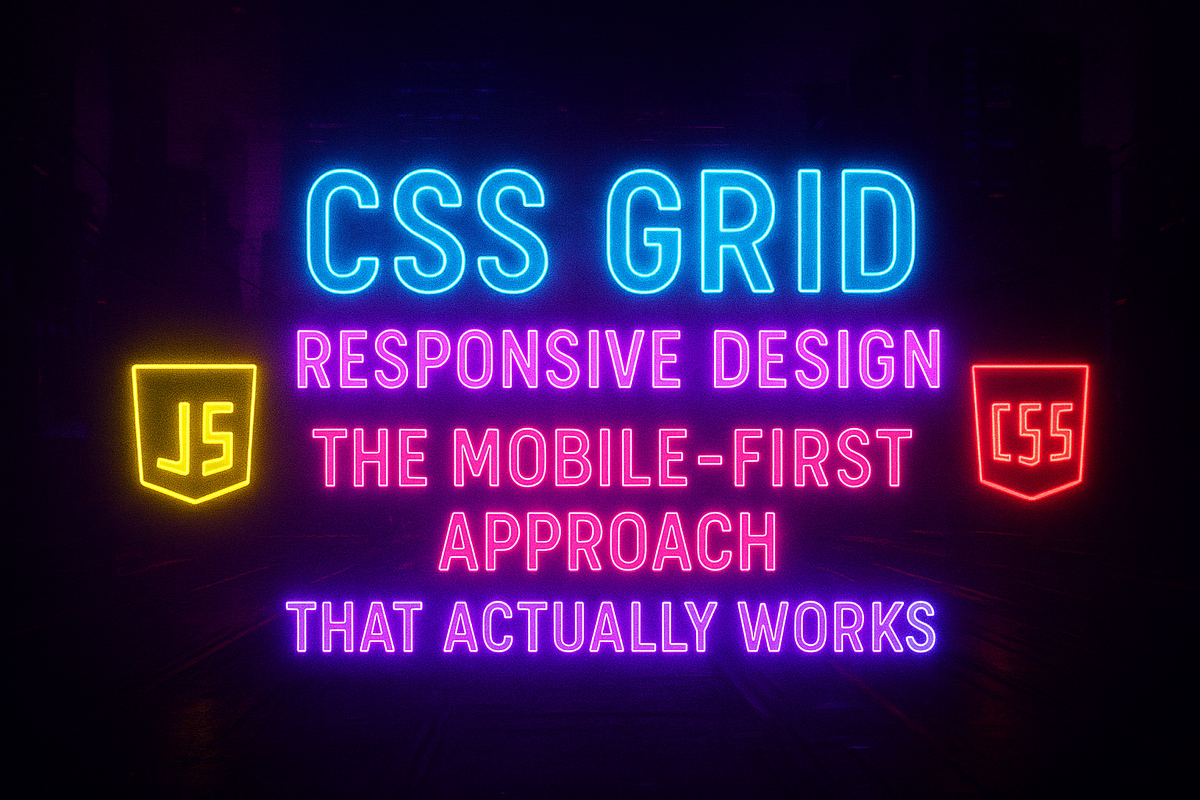 CSS Grid Responsive Design: The Mobile-First Approach That Actually Works | by Blueprintblog ...