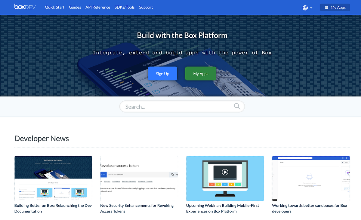 Building Better on Box: Relaunching the Dev Documentation | by ...