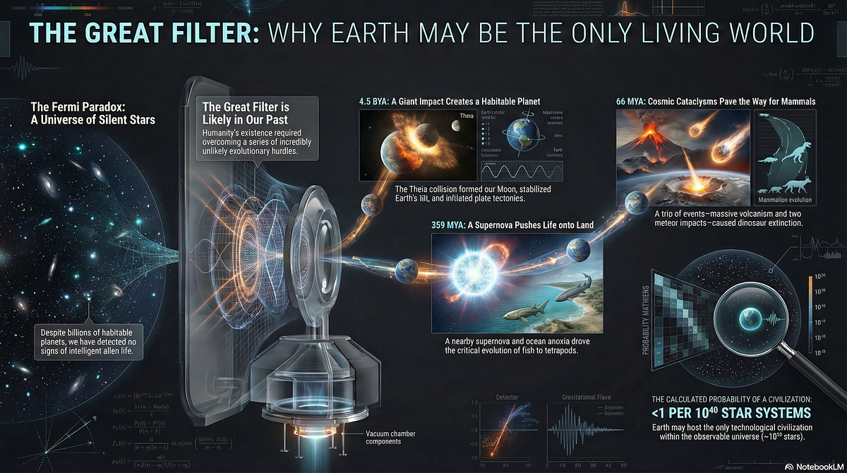 The Cosmic Lottery: Why We Might Be the Only Civilisation in the ...