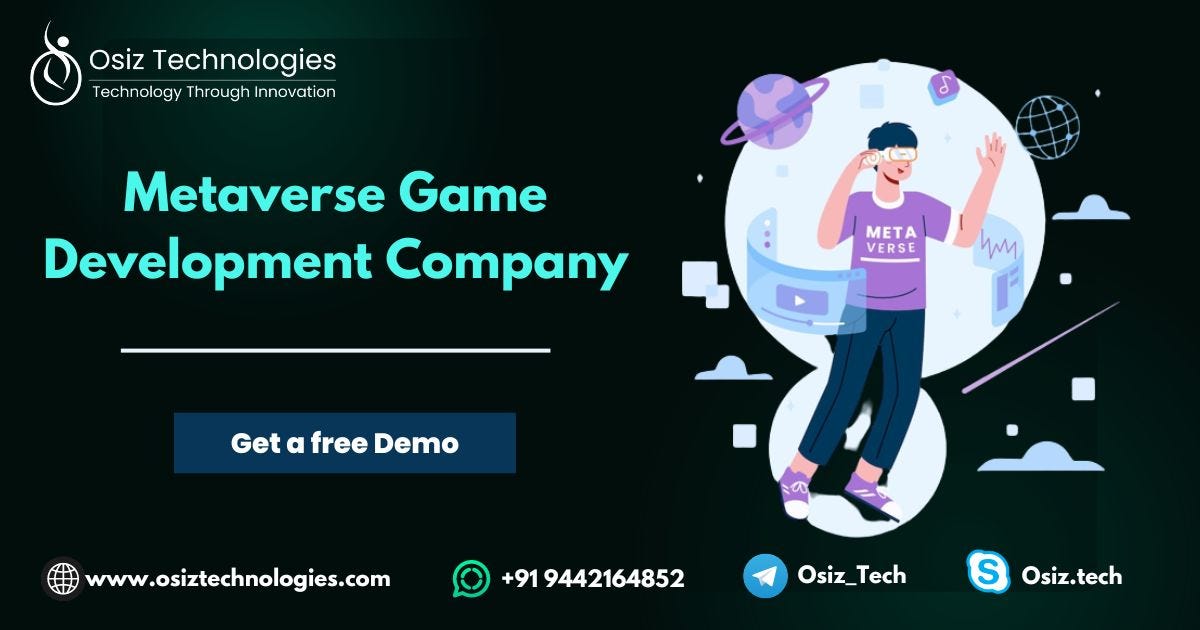 Metaverse Game : The Next Big Thing in Business Strategy | by Osiz Technologies Pvt Ltd ...