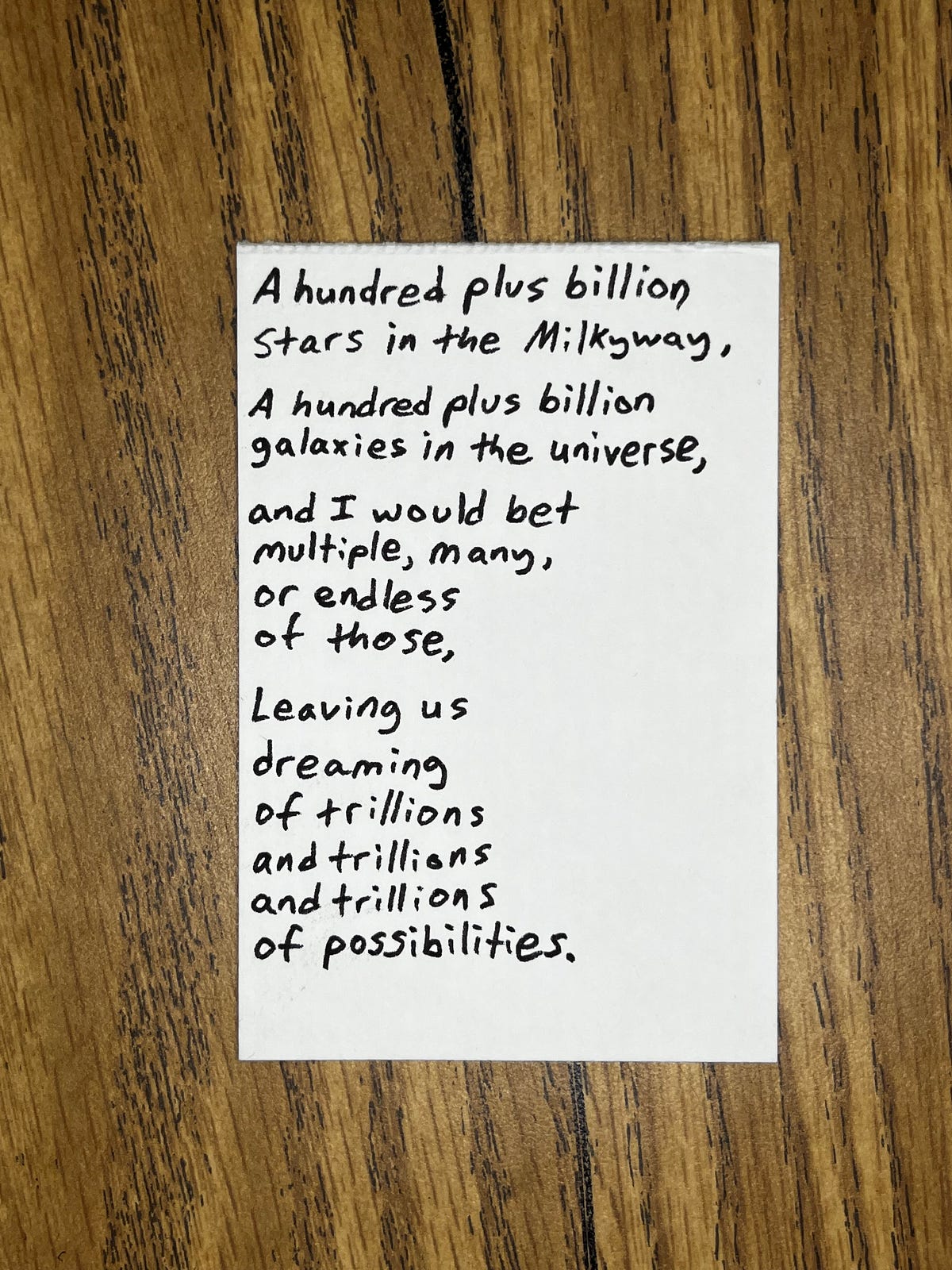 Day 37 — One More Word. I can’t wrap my head around the numbers… | by ...