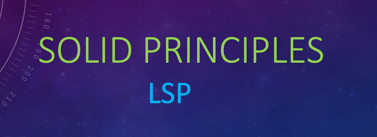 SOLID Principles — 3: Liskov Substitution Principle | by Vinod ...