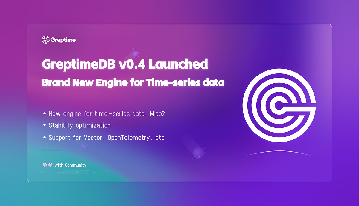 GreptimeDB v0.4 Officially Launched with New Engine Mito2 Tailored for | by Greptime | Medium
