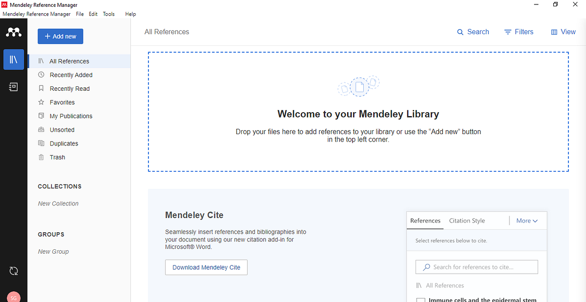 Cara Manual Menambahkan Data Referensi Di Mendeley Desktop | Medium