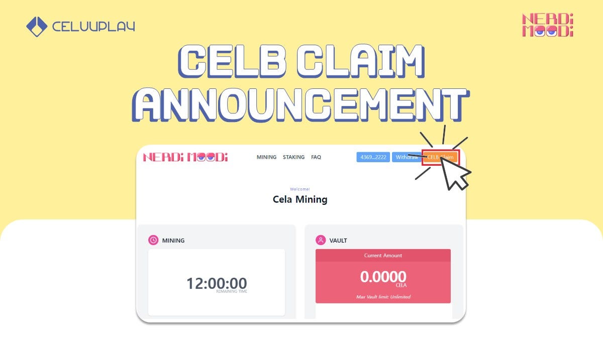 Announcing changes to the CELB airdrop methodology | by CeluvPlay | CeluvPlay | Sep, 2023 | Medium
