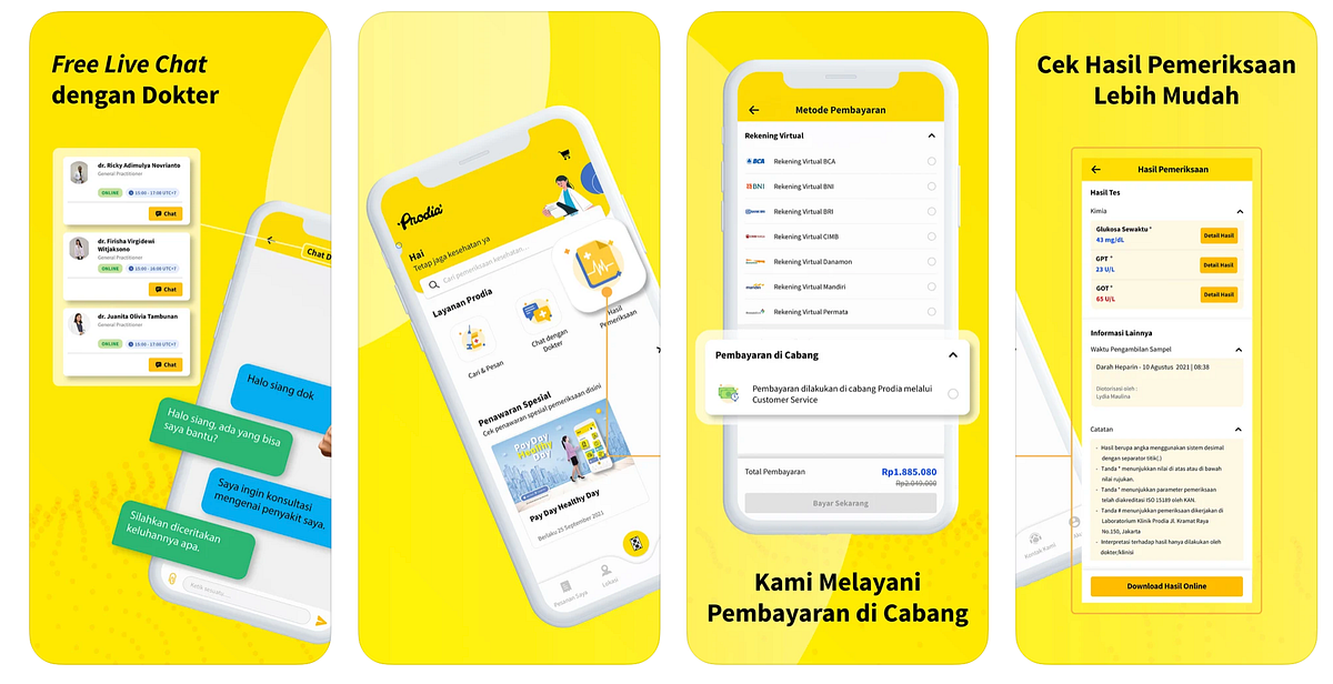 Redesign UI & UX: Prodia Mobile App | by Monica Dewi | Medium