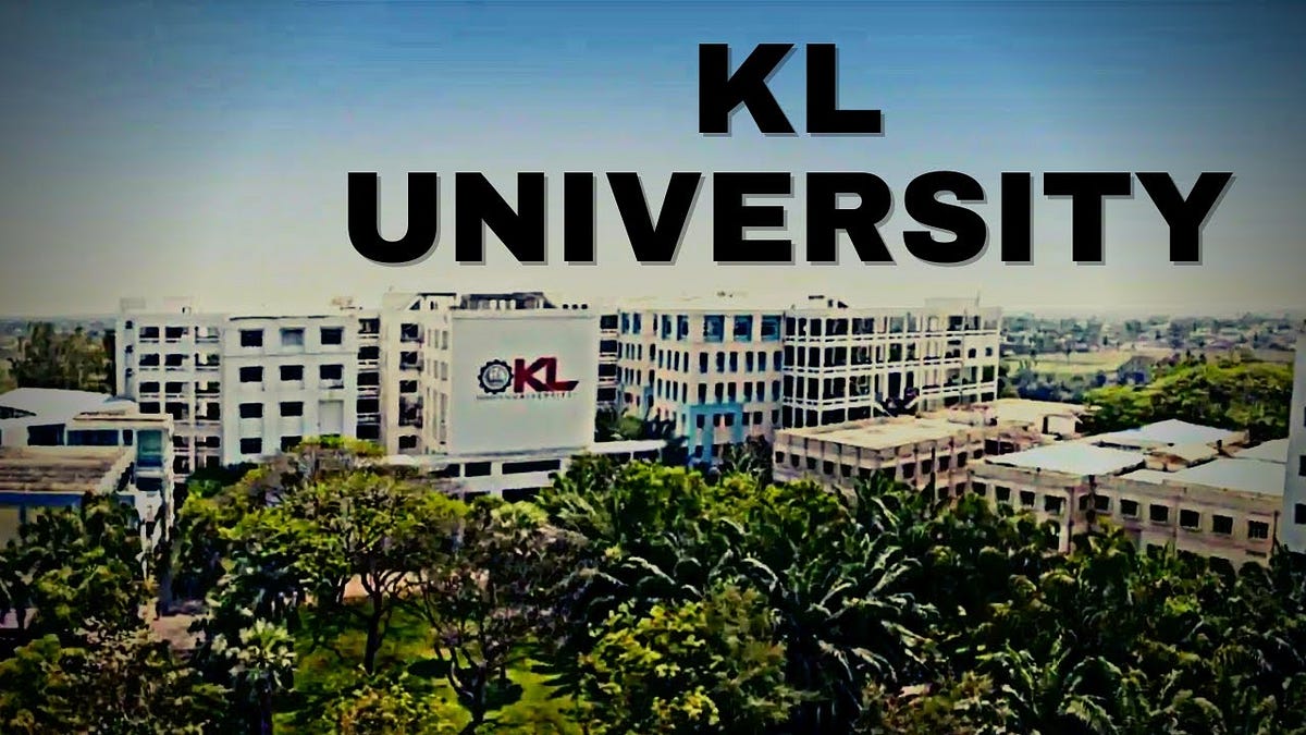 KL UNIVERSITY. Nestled amidst the serene landscapes of… | by BOMMA JYOTHIR ADITYA SRI GUPTA ...